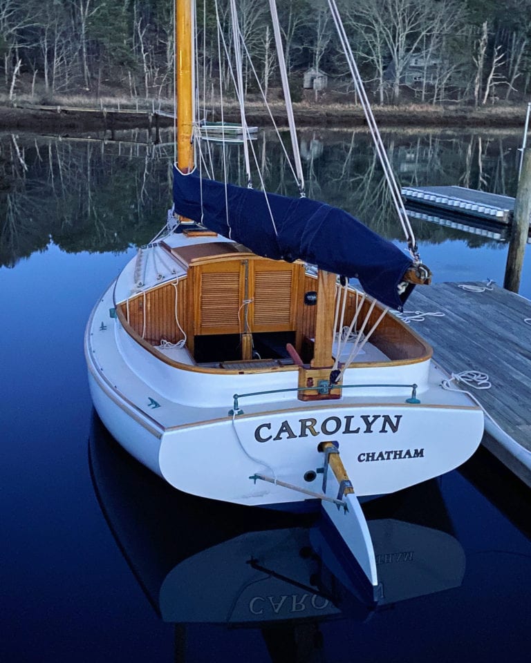 22' Cruising Catboat | Arey's Pond Boat Yard