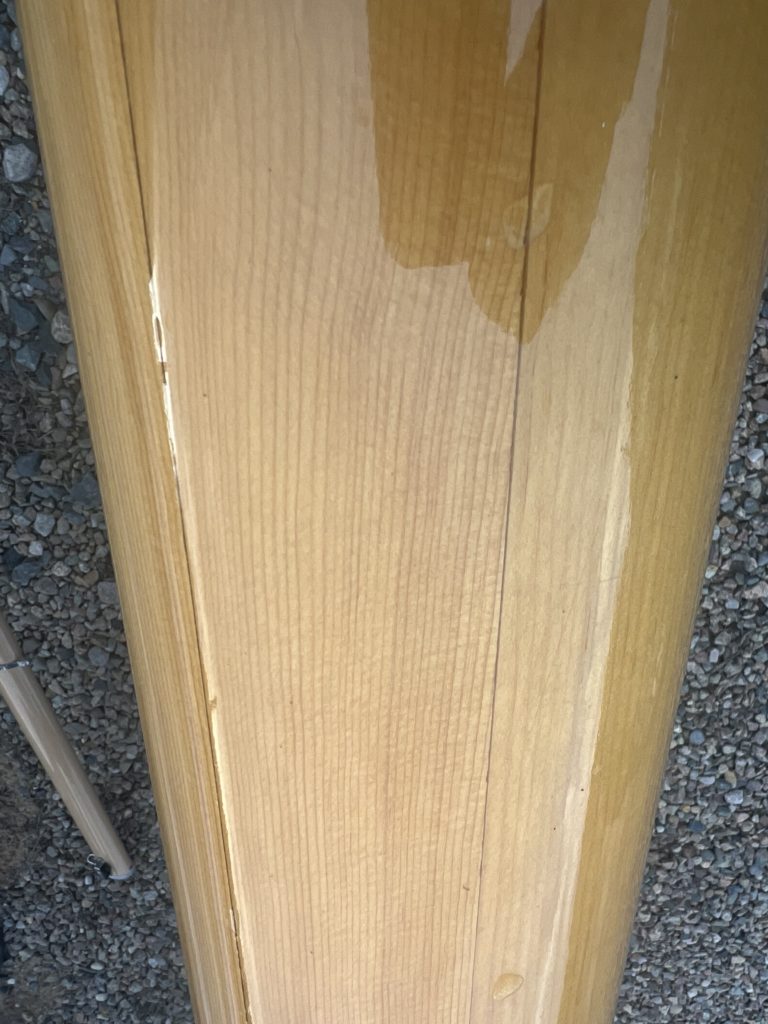 Sitka Spruce Catboat Mast | Arey's Pond Boat Yard